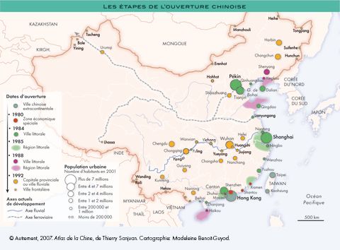 Le territoire chinois en cartes