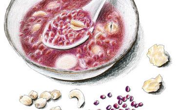 Soupe de haricots rouges