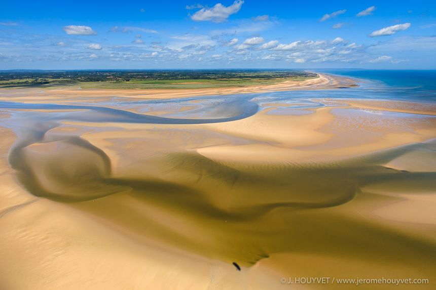 Un cliché de la baie des Veys