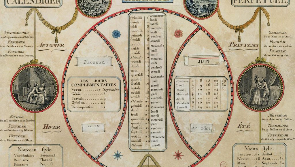 En 1792, les Français découvrent le calendrier révolutionnaire