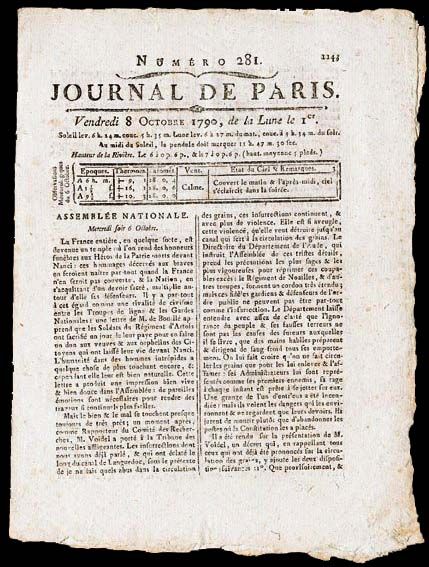 L'histoire de la presse à Paris