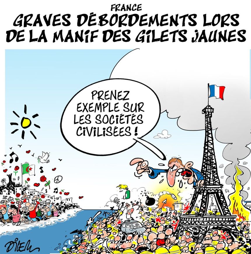 Le dessinateur algérien Dilem : "Les jeunes qui manifestent ont un cran ...