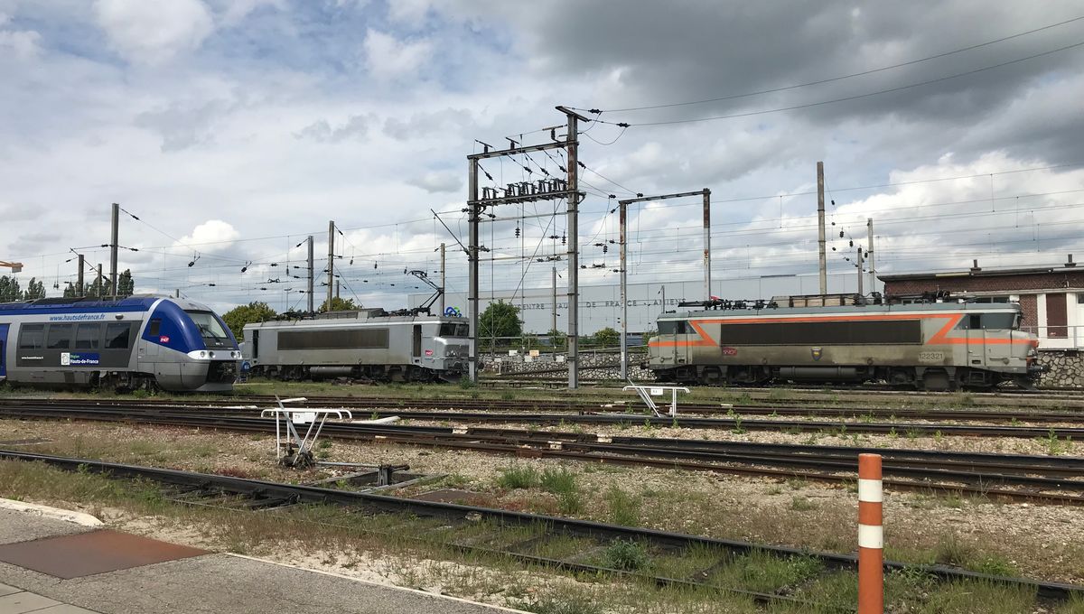 Le dépot SNCF d'Amiens