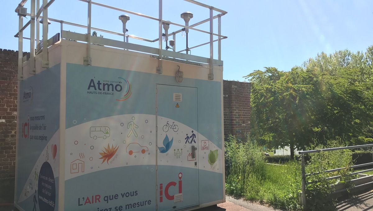 Dans une station de mesure de la qualité de l'air