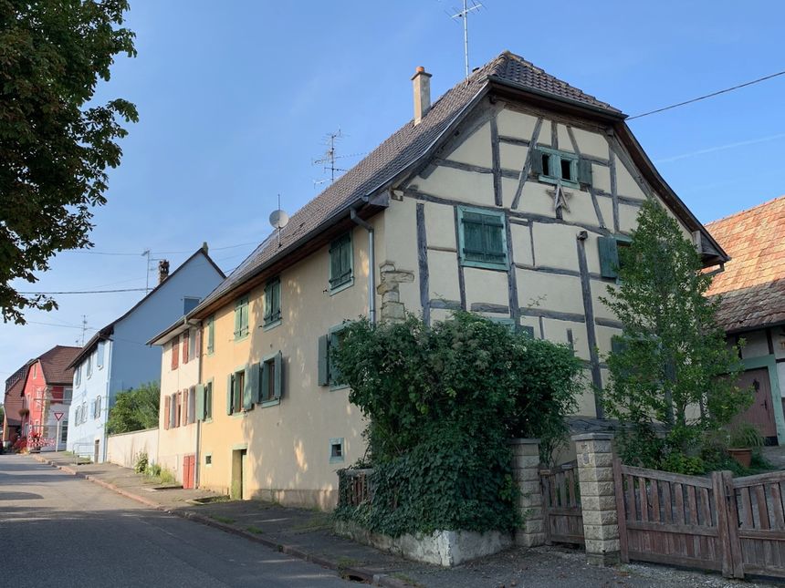 Le plus beau village, Schlierbach, le boucher et les bouchères