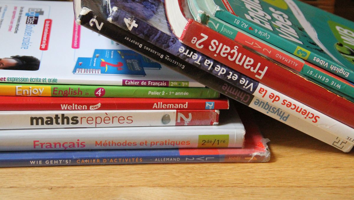Lycée : manuels scolaires et numérique à la peine