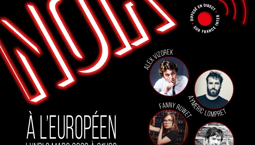 Le spectacle « Noir » en public depuis l’Européen et en direct sur ...