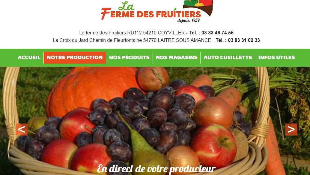 Les magasins La ferme des fruitiers réunissent plus de 200 produits ...