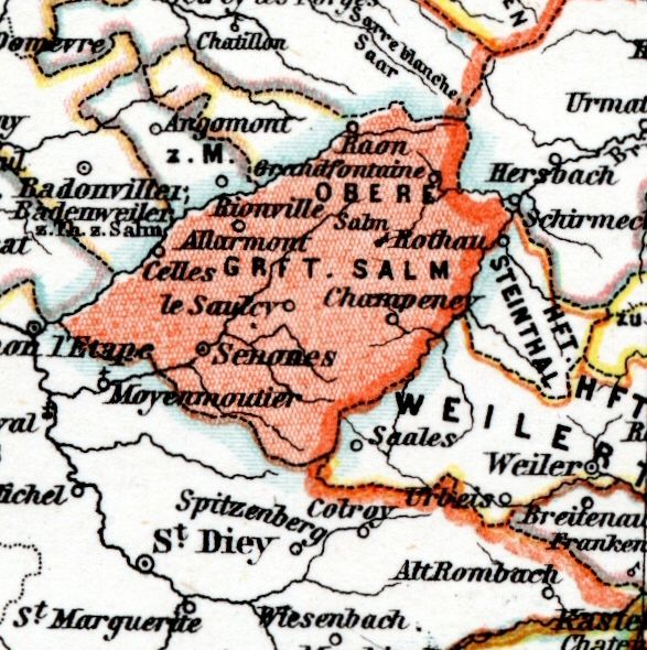 La Lorraine c'est beau comme... la Principauté de Salm