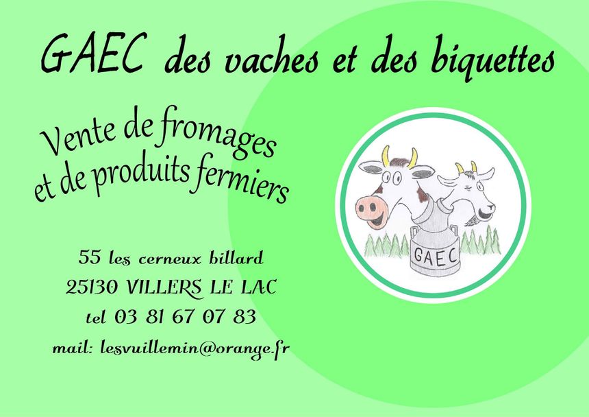 Le GAEC des Vaches et des Biquettes, à Villers-le-Lac (25) : c'est ...