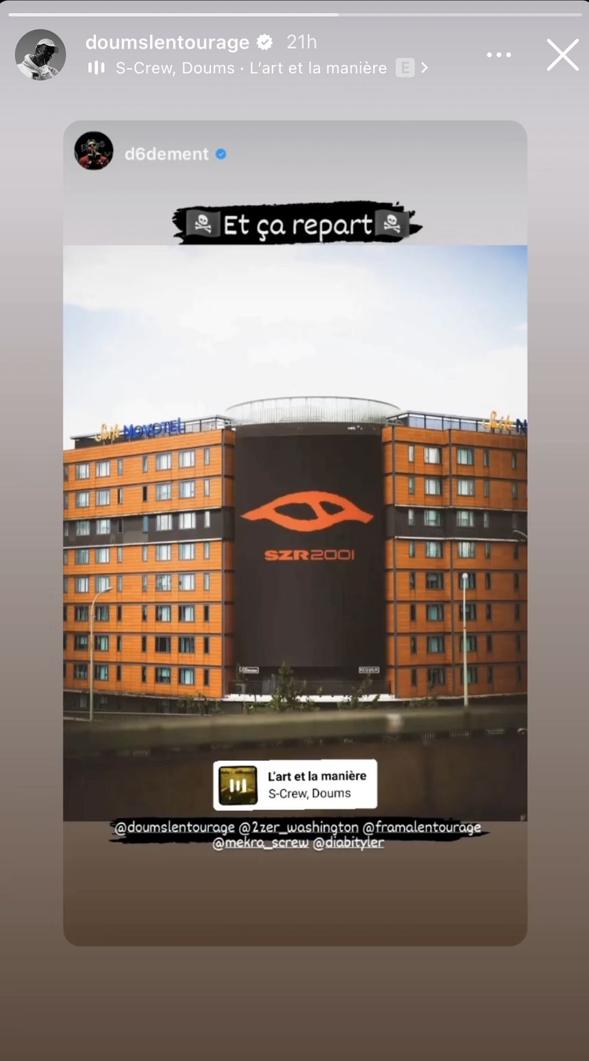 Doum's envoie un message en morse, pour confirmer le retour du $-Crew