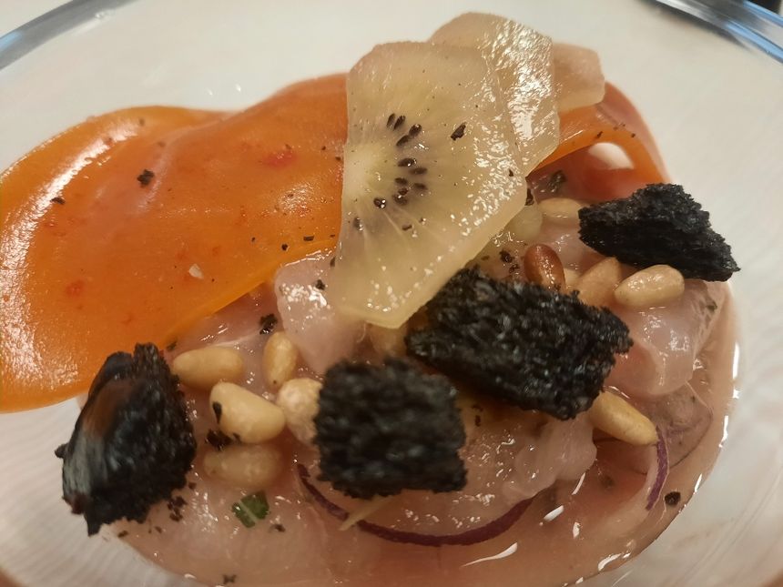 Ceviche de maigre façon David Jourdan, chef du Bistroquet de la Dame à ...