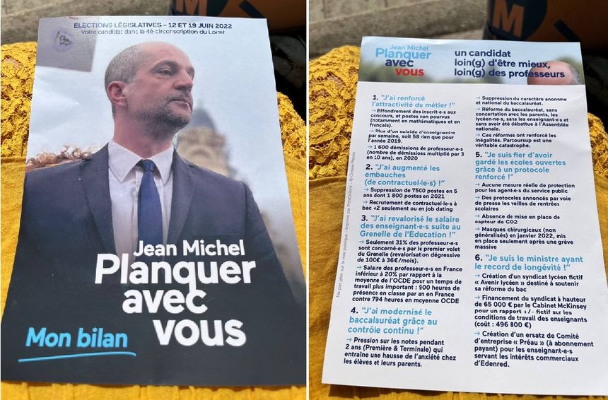 Législatives : quelles sont les "irrégularités" qui amènent Jean-Michel Blanquer à déposer un ...
