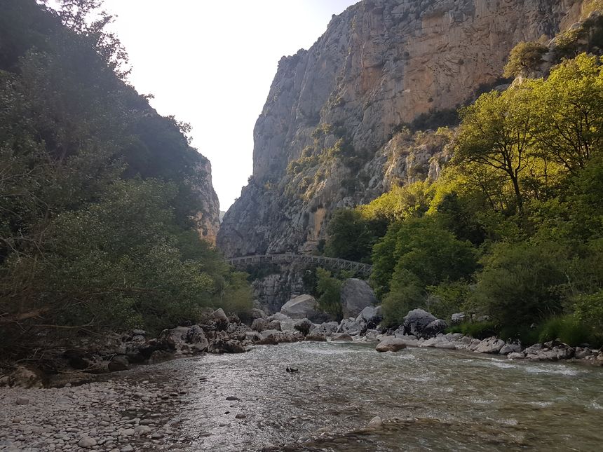 Que d'eau dans un Verdon